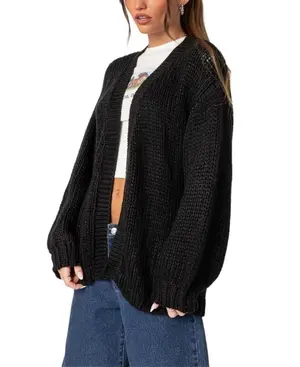 EDIKTED Anina Oversized Knit Cardigan