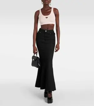 Simone Rocha Love Heart Cutout Bralette