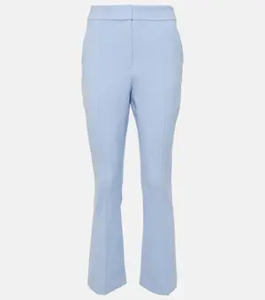 Blue Cropped Trousers