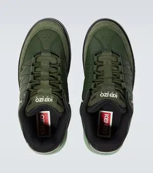 Kenzo Pxt Leather Sneakers - Green