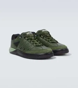 Kenzo Pxt Leather Sneakers - Green