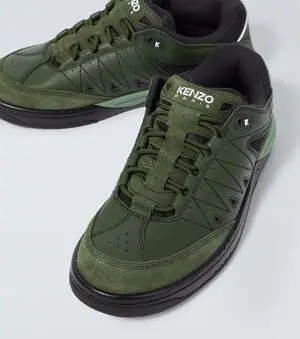 Kenzo Pxt Leather Sneakers - Green