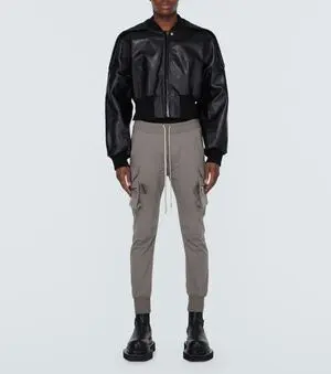 Rick Owens Mastodon Cotton Jersey Cargo Pants