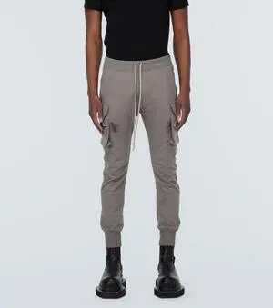 Rick Owens Mastodon Cotton Jersey Cargo Pants