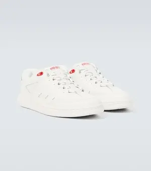 Kenzo Pxt Leather Sneakers - White