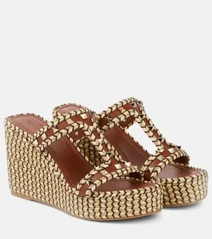Valentino Garavani Rockstud Leather Espadrilles