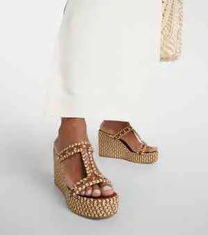 Valentino Garavani Rockstud Leather Espadrilles
