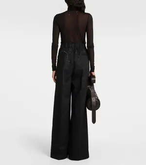 MAISON MARGIELA Sheer Mockneck Bodysuit