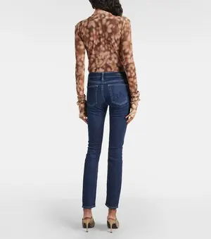 Ag Prima Mid-rise Skinny Jeans - Blue