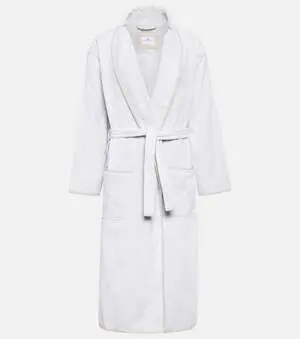 Brunello Cucinelli Cotton Terry Bathrobe - White