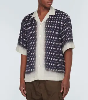 Dries Van Noten Printed Bowling Shirt