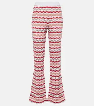 Missoni Zig Zag Flared Pants - Multicoloured