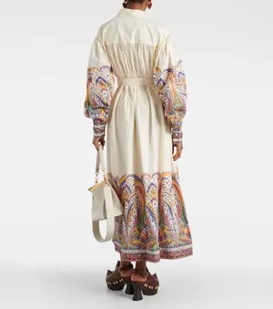 Etro Paisley Cotton Poplin Shirt Dress - Multicoloured