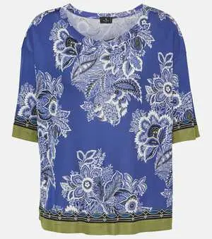 Etro Printed Top - Blue