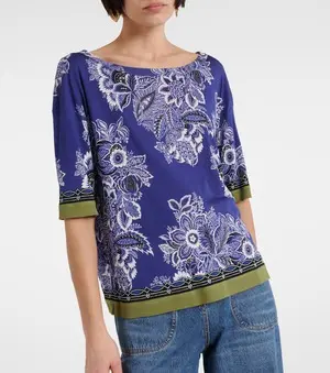 Etro Printed Top - Blue