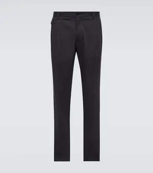 Dolce & Gabbana Regular Fit Cotton-blend Pants