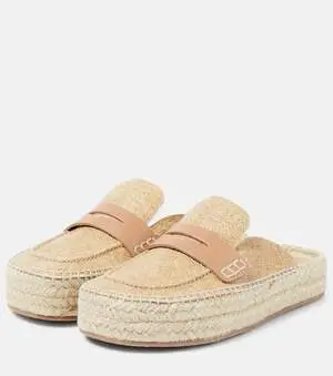 JW Anderson Leather-trimmed Mules