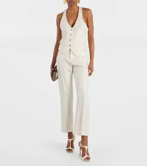 TOM FORD Pinstripe Wool-blend Vest