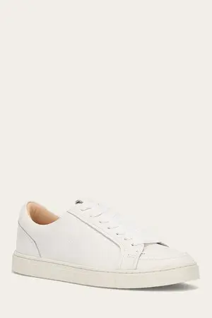 Frye Ivy Court Low Lace Sneaker - White