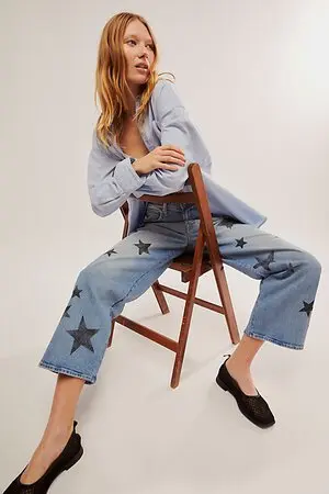 MOTHER The Dodger Ankle Jeans - Light Wash