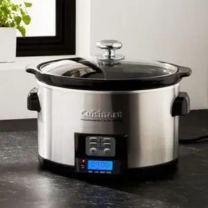 Crate & Barrel Cuisinart ® 3.5-qt. Digital Programmable Slow Cooker - Black/silver