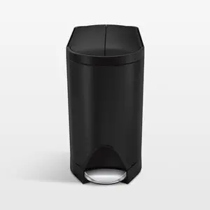 Crate & Barrel Simplehuman ® Matte Metal Butterfly Trash Can