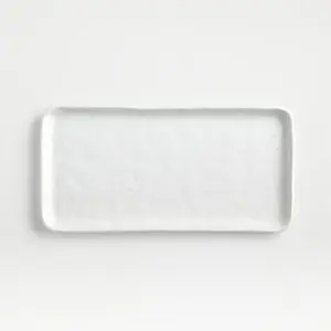 Crate & Barrel Mercer Rectangular Porcelain Plate