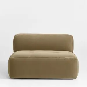 Crate & Barrel Angolare Armless Chair Athena Calderone