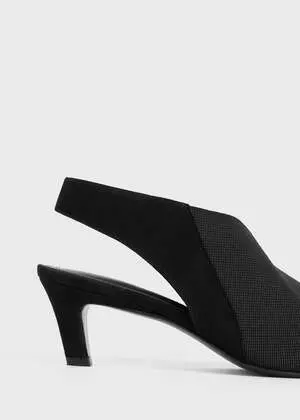 TOTEME The Mid Heel Elastic Slingback