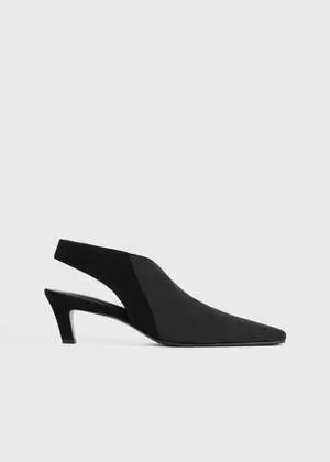 TOTEME The Mid Heel Elastic Slingback
