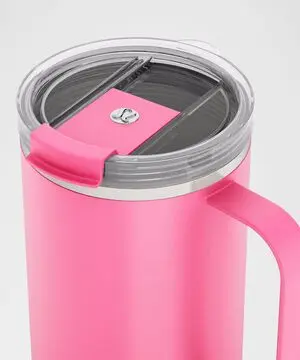 Lululemon Insulated Mug 12oz - Flamingo Fun