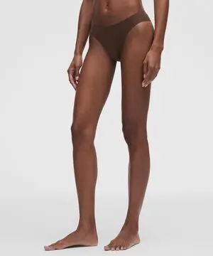 Lululemon Wundermost Ultra-soft Nulu Mid-rise Bikini Underwear - Java