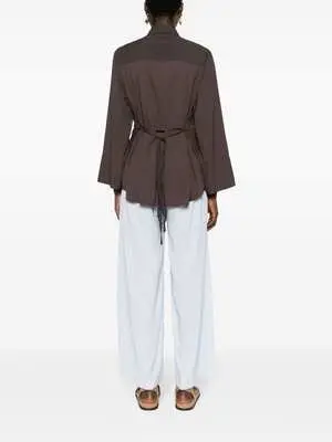 P.a.r.o.s.h Ruffled-detail Long-sleeved Blouse