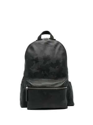 Orciani Logo-lettering Backpack - Black