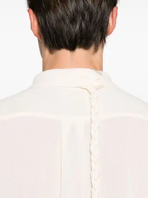 MAGLIANO Intimo Log-sleeve Ribbed Shirt - Neutrals
