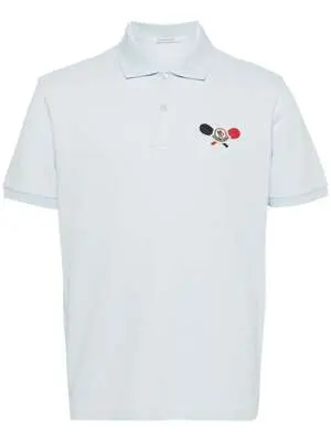 Moncler Appliqué-logo Polo Shirt