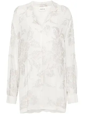 P.a.r.o.s.h Bead-embroidered Shirt