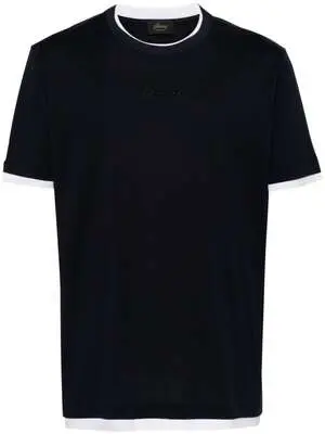 Brioni Embroidered T-shirts For Men