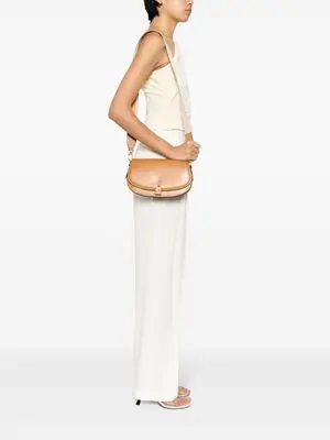 Michael Kors Mila Leather Crossbody Bag - Brown