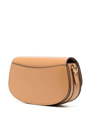 Michael Kors Mila Leather Crossbody Bag - Brown