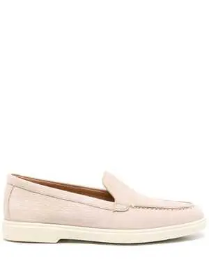 Santoni Slip-on Leather Loafers