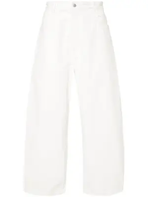Studio Nicholson Paolo Wide-leg Jeans - White
