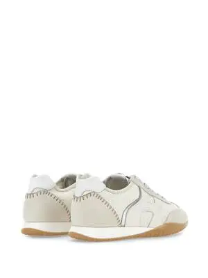 Hogan Olympia-z Nubuck Leather Sneakers - White