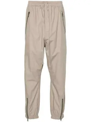 Rick Owens Tecuatl Drop-crotch Track Pants - Neutrals