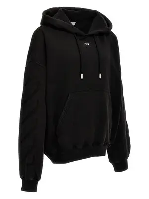 Off-White Cotton Hoodie