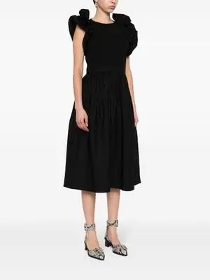Ulla Johnson Francine Midi Dress - Black
