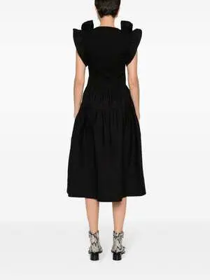 Ulla Johnson Francine Midi Dress - Black