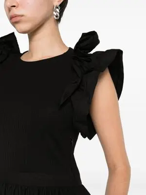 Ulla Johnson Francine Midi Dress - Black