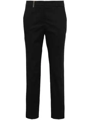 Peserico Cropped Slim-fit Trousers