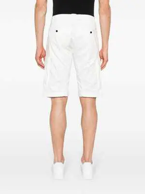 C.P. COMPANY Lens-detail Cargo Shorts - White
